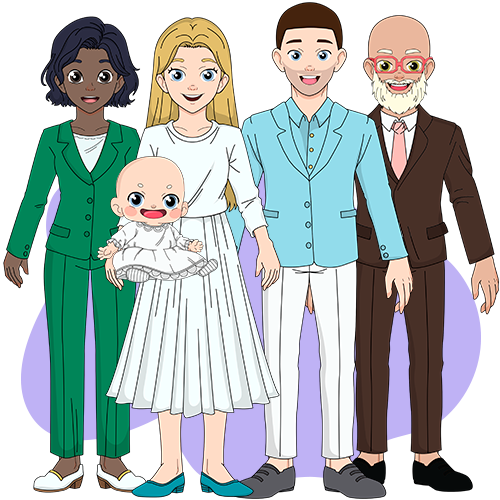 Materlu - My baptism - Personalized books for children